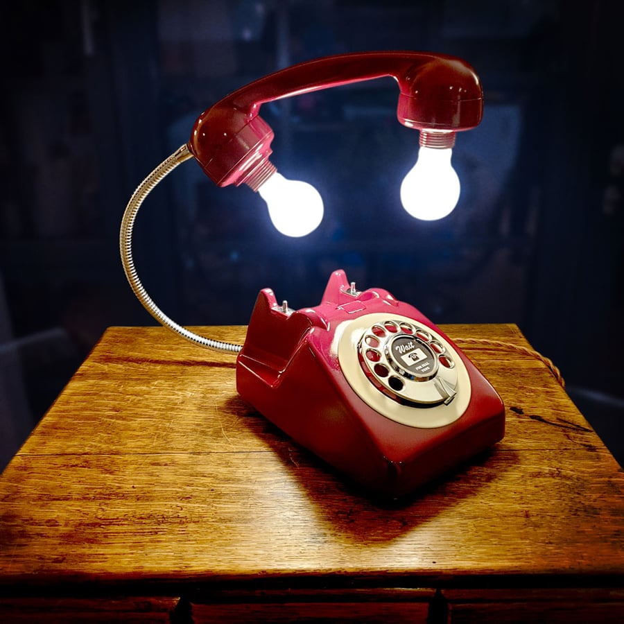 Upcycled Retro Vintage GPO 1960s Rotary Telepho... - Folksy