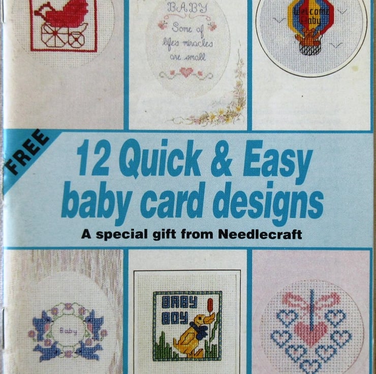 A booklet of 12 small cross stitch designs for ... - Folksy