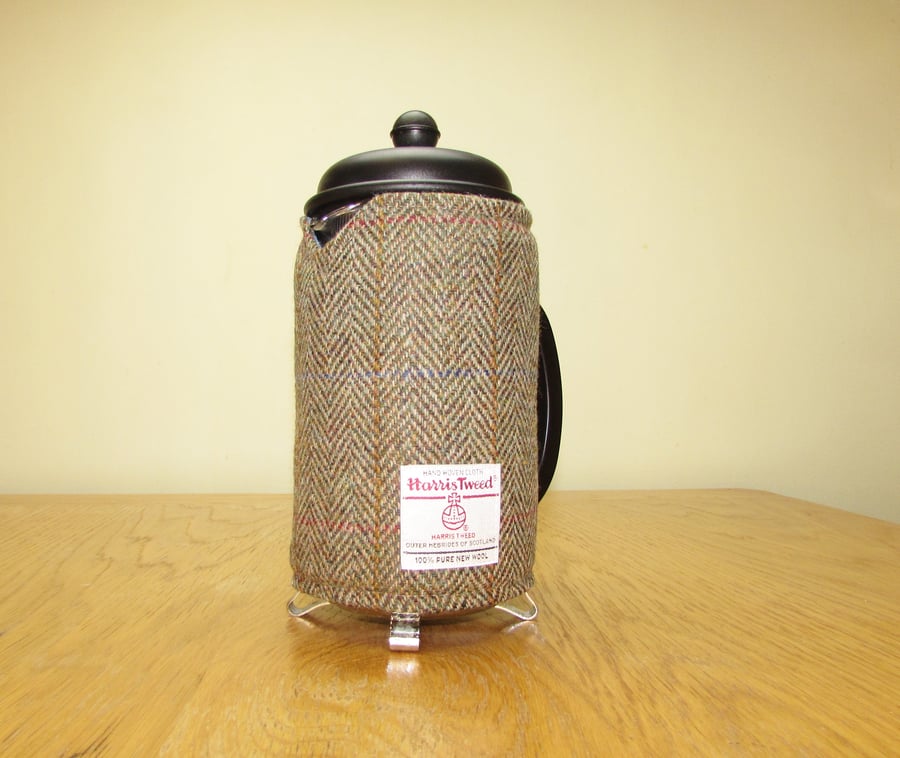 Harris Tweed Cafetiere Cosy (French Press Cozy)... - Folksy