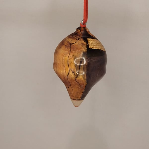 Resin and wood droplet - Folksy