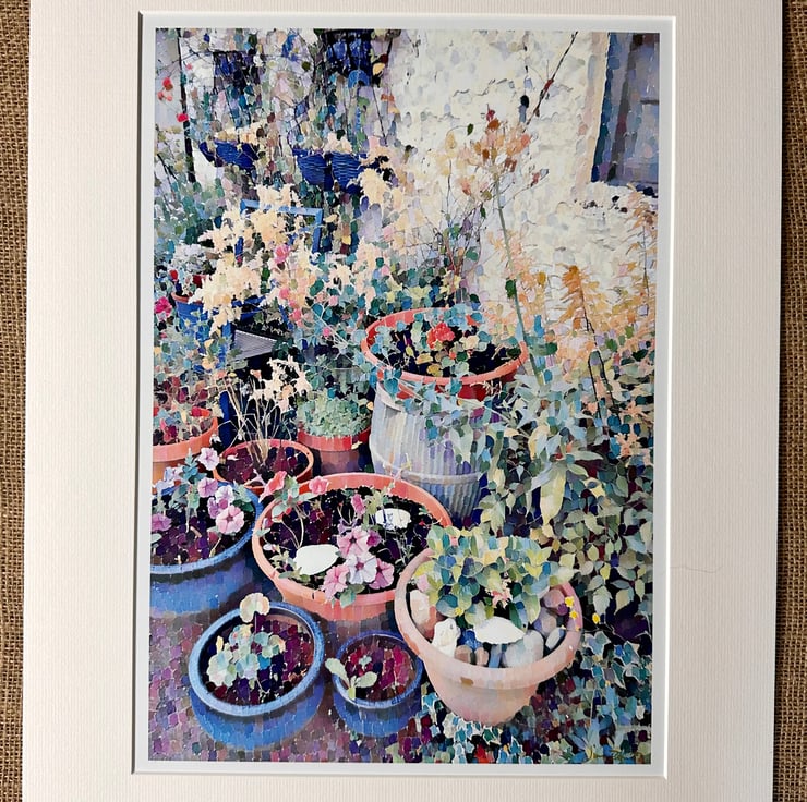 Garden Flowers Photograph With Country Kitchen ... - Folksy
