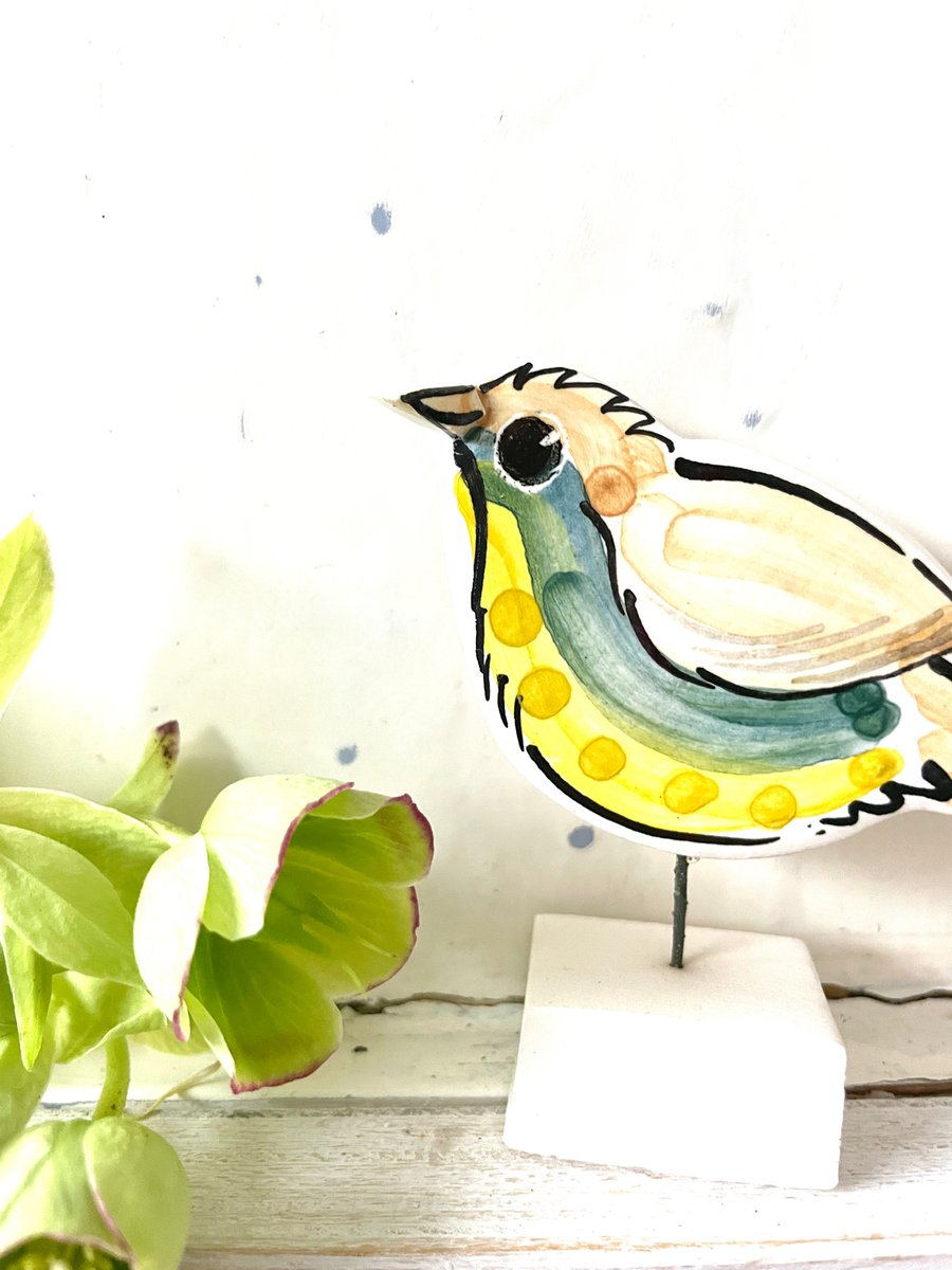 Ukrainian Robin pottery fundraiser - Folksy