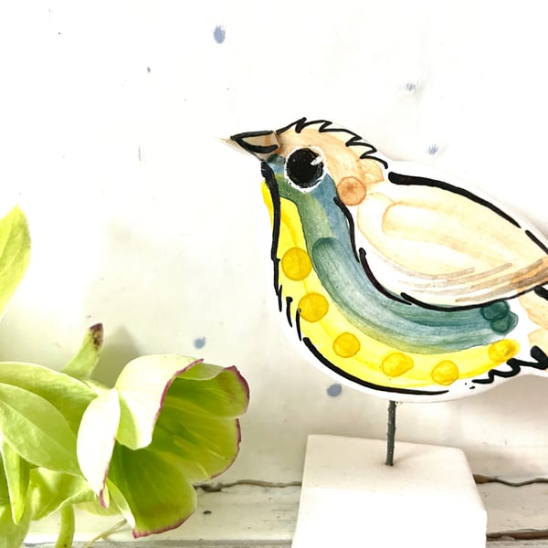 Ukrainian Robin pottery fundraiser - Folksy