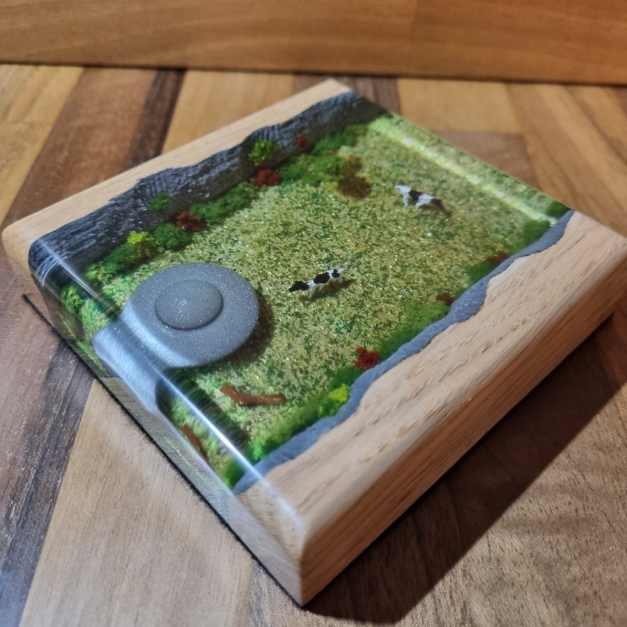 UFO Diorama Coaster - Folksy