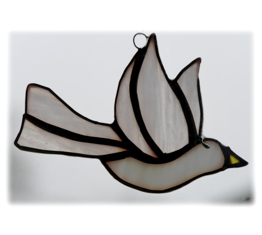 Dove Suncatcher Stained Glass Peace 028 Bird - Folksy