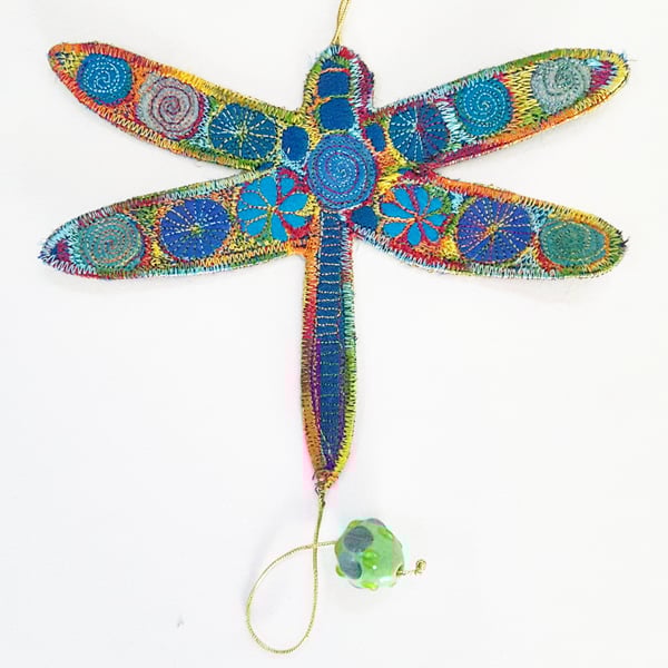 Dragonfly Hanging Decoration - Folksy