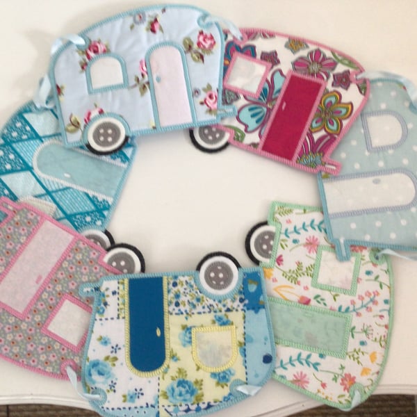 Retro Caravan Bunting. - Folksy