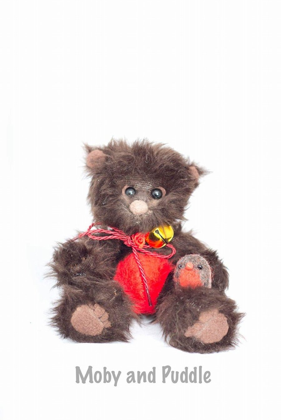 Robyn and Robin Artist Bear - Folksy