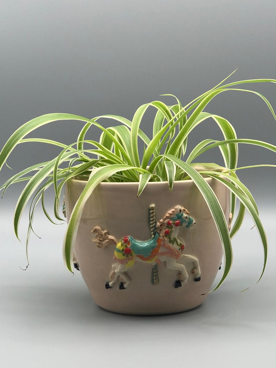 Indoor carousel plant pot - Folksy