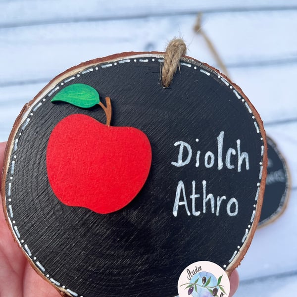 Welsh Diolch AthroAthrawes Thank You Teacher Gift - Folksy