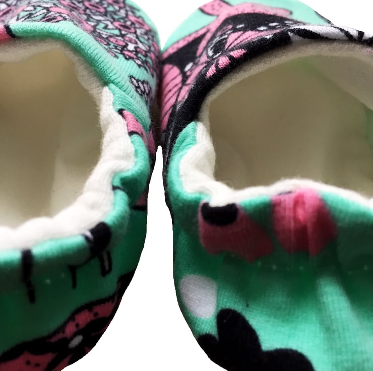 Coral Reef Baby Shoes Organic Moccasins Kids Sl... - Folksy