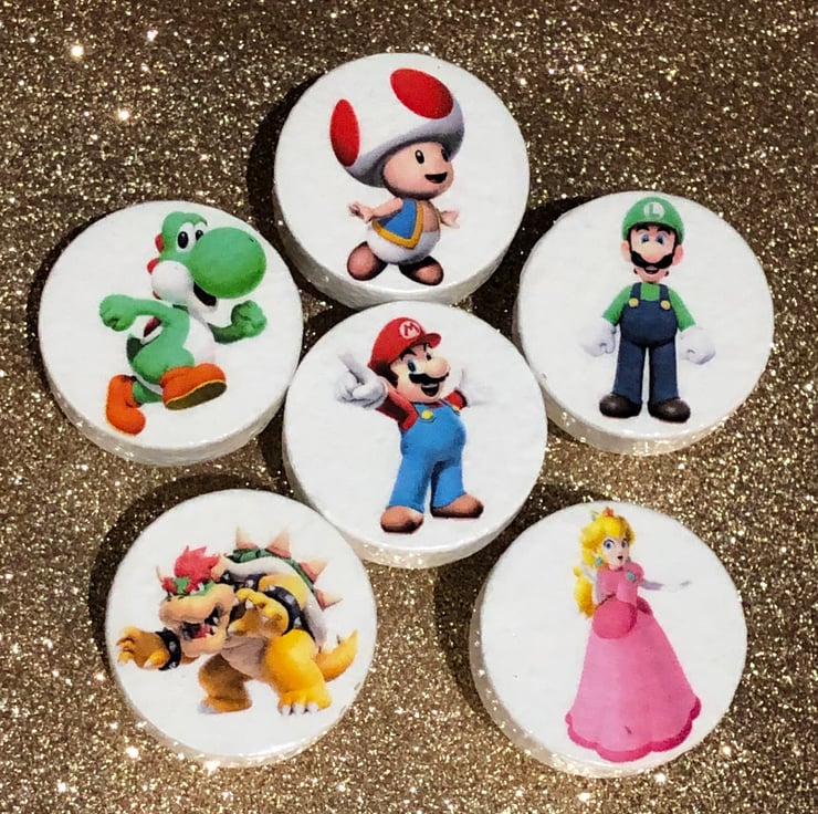 Handmade Super Mario Bros inspired pine door kn... - Folksy