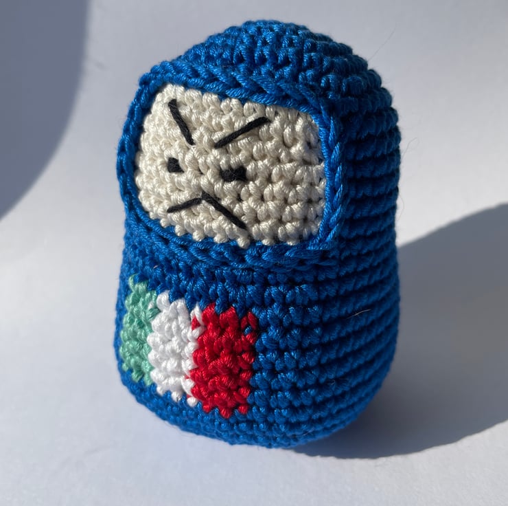 Crochet "Good Luck" Daruma Dolls - Folksy