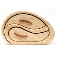 Round Two Drawer Box - Folksy