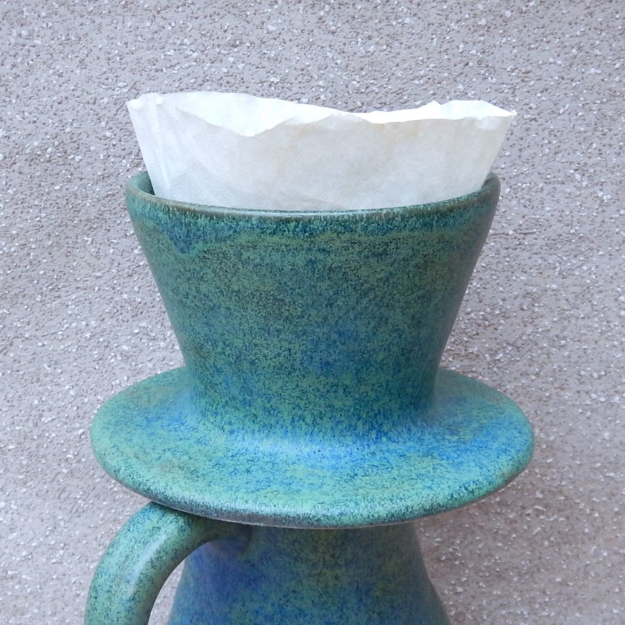Coffee filter holder dripper pourover hand thro... - Folksy