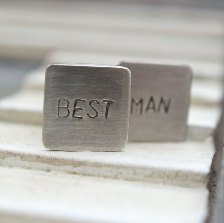 Best Man Wedding Cufflinks - Folksy
