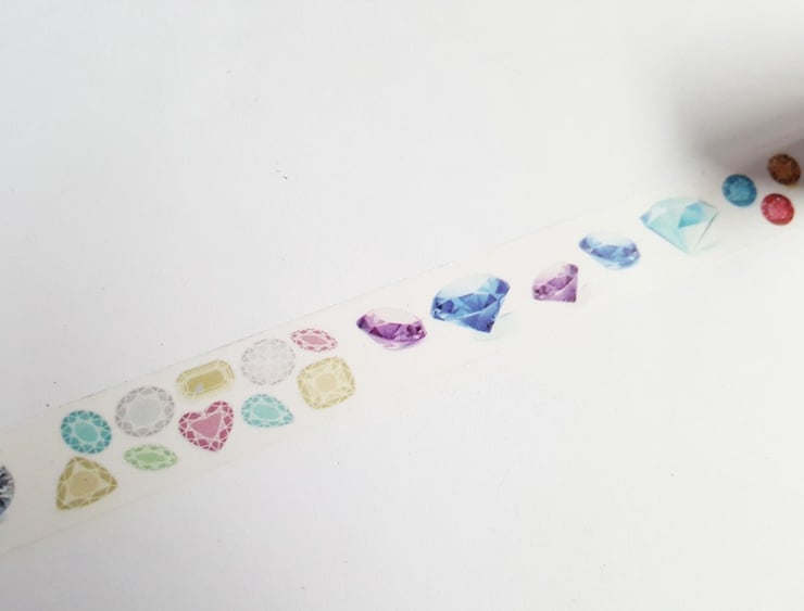 1 x 10m Roll Adhesive Craft Washi Tape - 15mm -... - Folksy