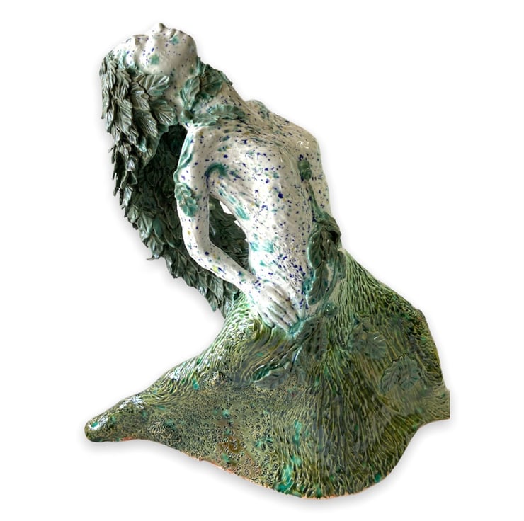 Ceramic sculpture Summer Dryad - Folksy