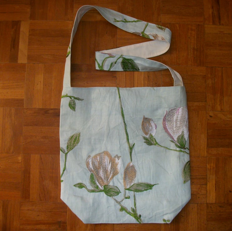 Linen Shoulder Bag - Folksy