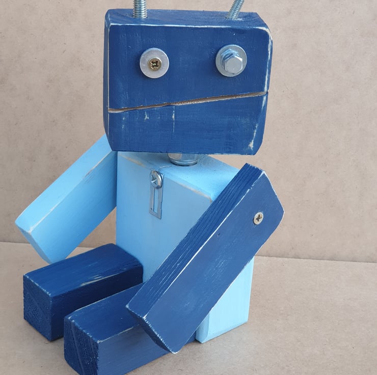 ScrapBots - Big Bob. Ornamental Robot made from... - Folksy