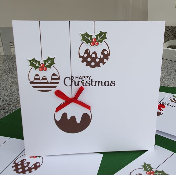 Pack of Christmas cards x5 - Folksy