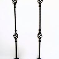 Wrought iron handmade traditional floor standin... - Folksy
