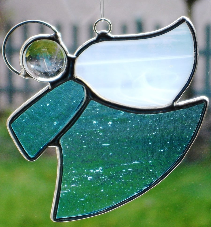 Angel in Stained Glass - Folksy