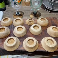 Wooden base for goblet making - Folksy