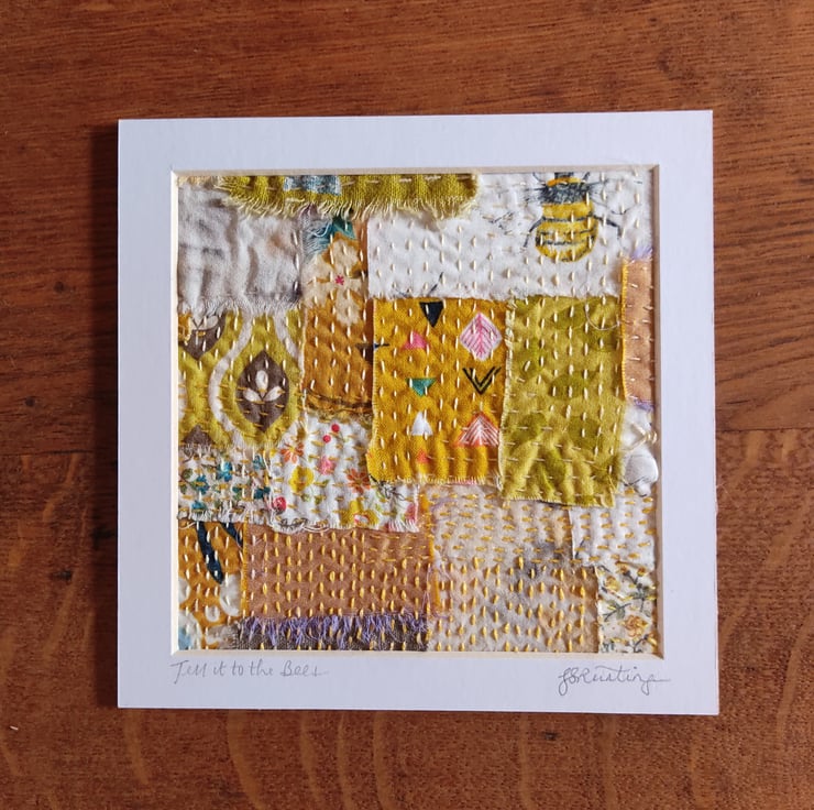 "Tell it to the Bees" - Square frame ... - Folksy