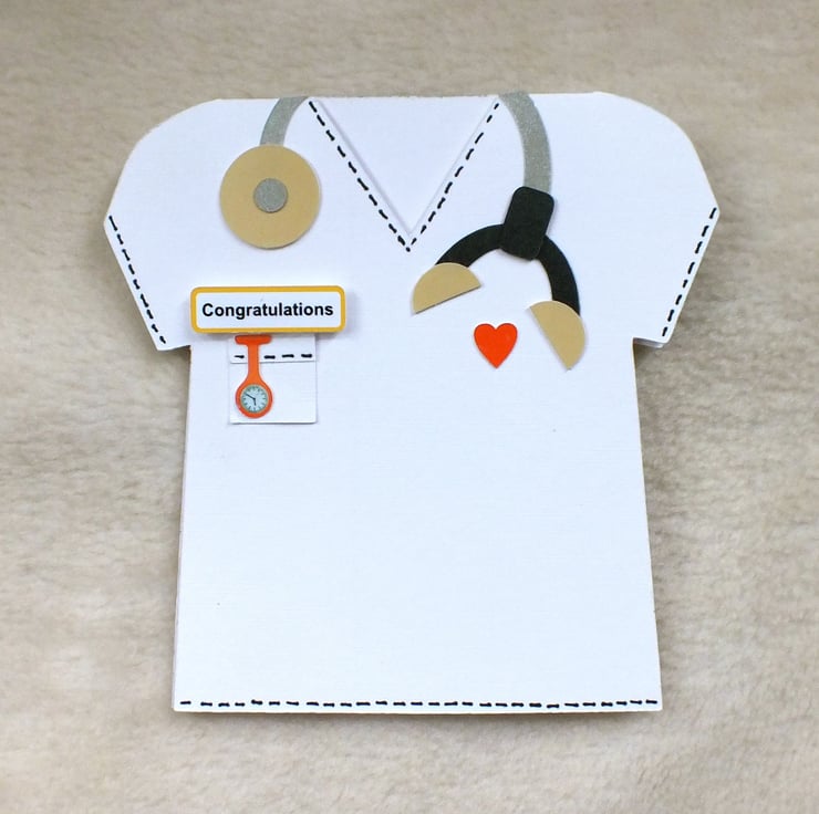 Special Doctor, Vet or Nurse Handmade Congratul... - Folksy