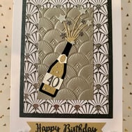 Handmade 40th Birthday Card - Folksy