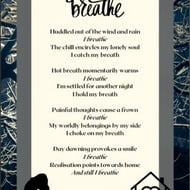 Breathe - An original Poem keepsake - Folksy