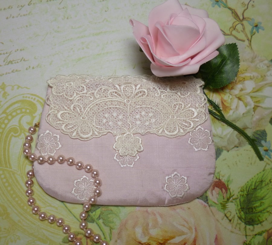 Edwardian Style Clutch Bag PB5 - Folksy