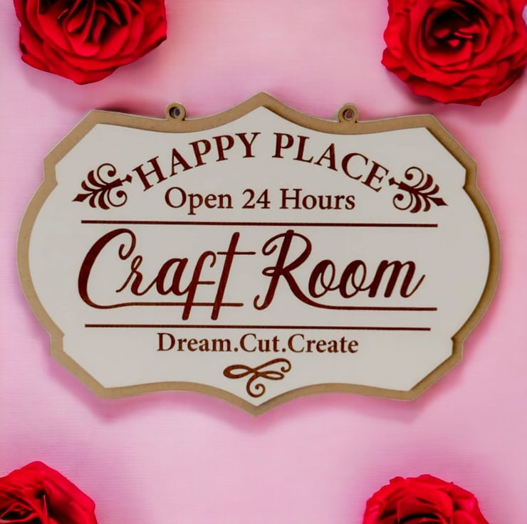 wall hanging craft room sign perfect for the cr... - Folksy