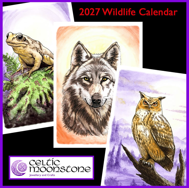 2027 A4 Sized Wildlife Calendar - Folksy