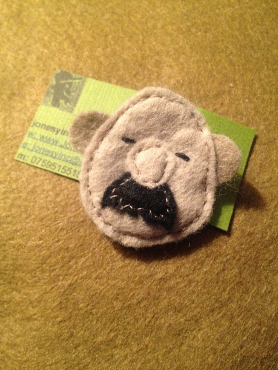 Felt badge - Folksy