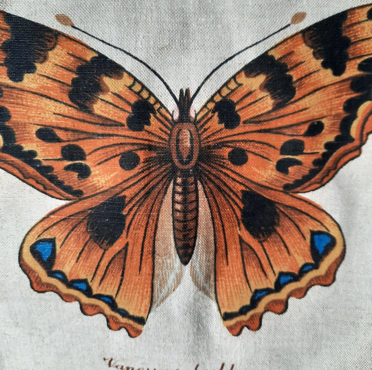 Handmade Blue Butterfly Shopping Bag - Folksy