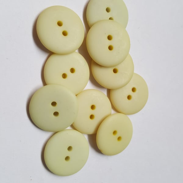 10 x 2-Hole Resin Buttons - Matte - Round - 18m... - Folksy