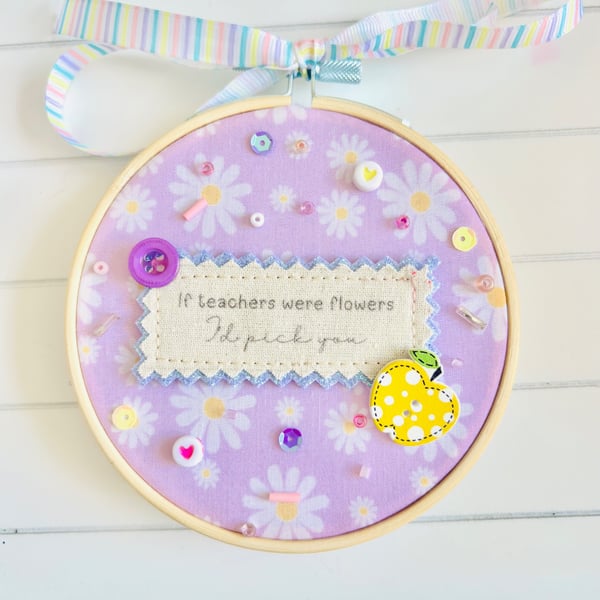 If Teachers were flowers I'd pick you", Da... - Folksy