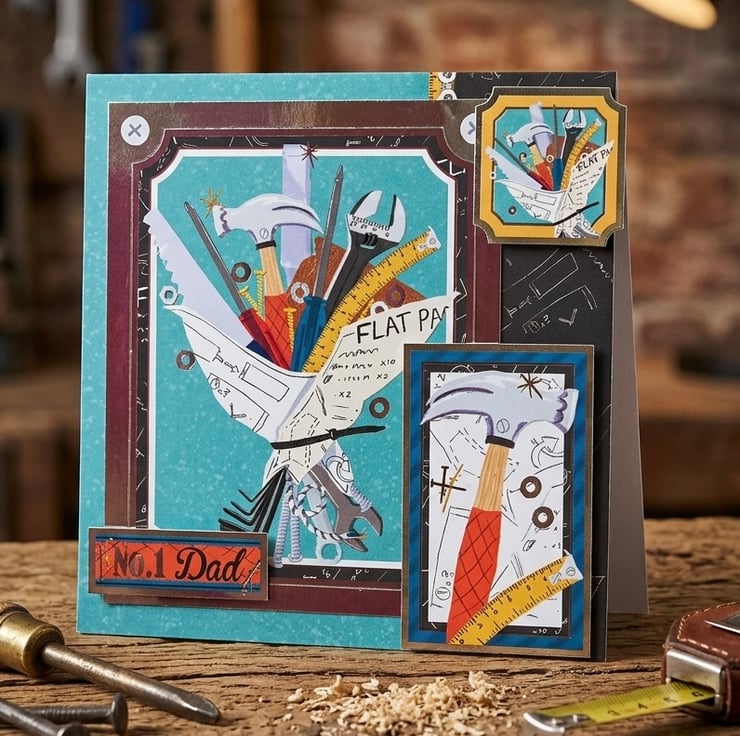 "No.1 Dad" Tool-Themed Father's Day o... - Folksy