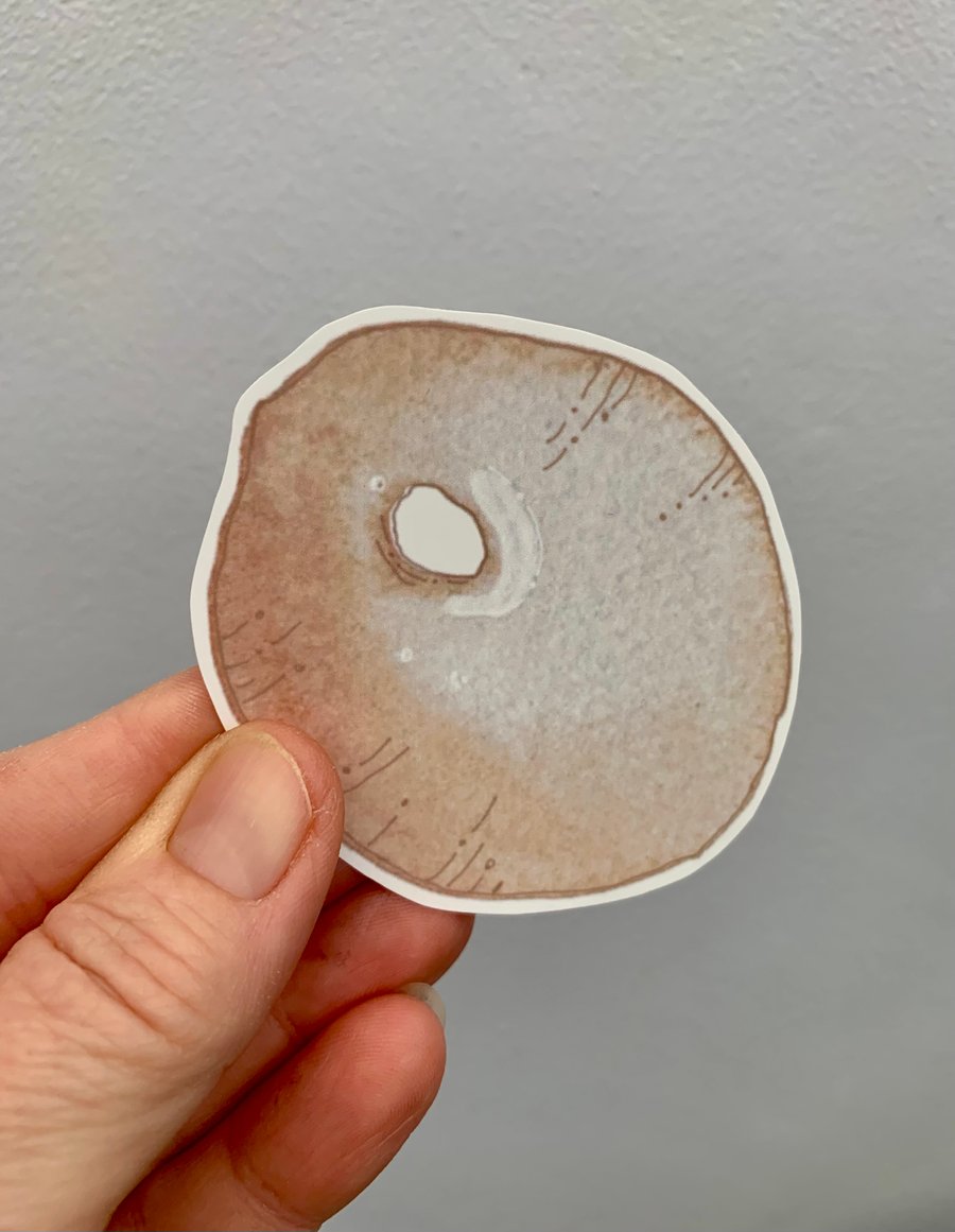 Stickers. Hag stone. Pebble. Handmade. Vinyl. - Folksy