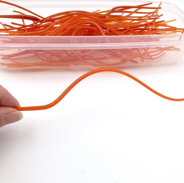 200g Orange Bullseye 90coe glass Vitrigraph str... - Folksy