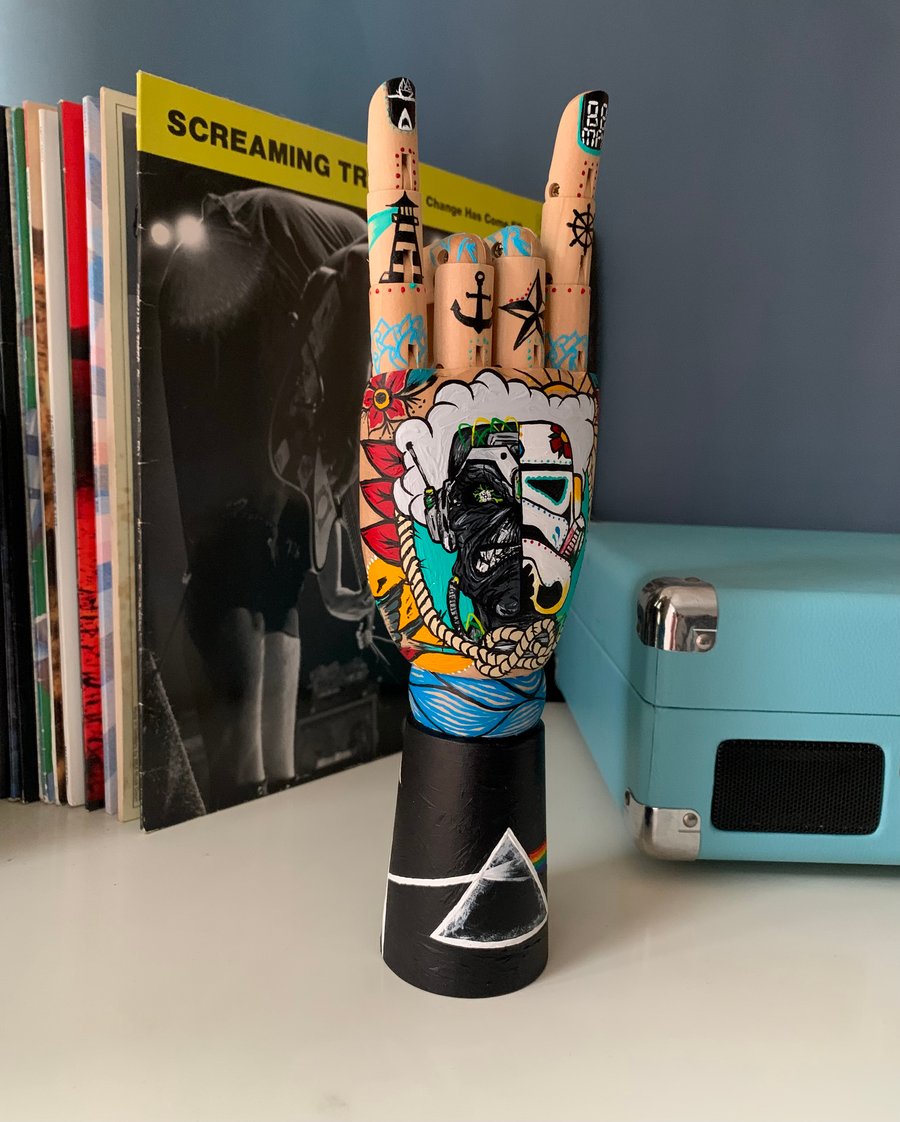 Tattoo Hand (personalised to order) - Folksy