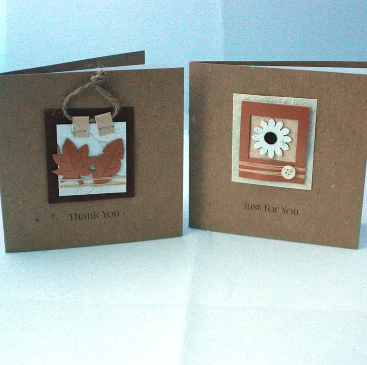 Pack of 4 multi purpose greetings cards - Folksy