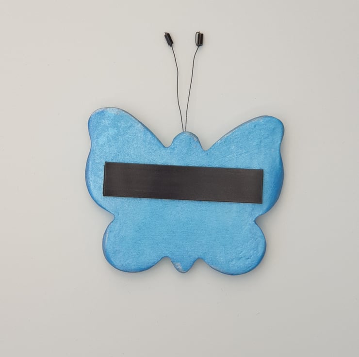 Butterfly fridge magnet glacier blue - Folksy