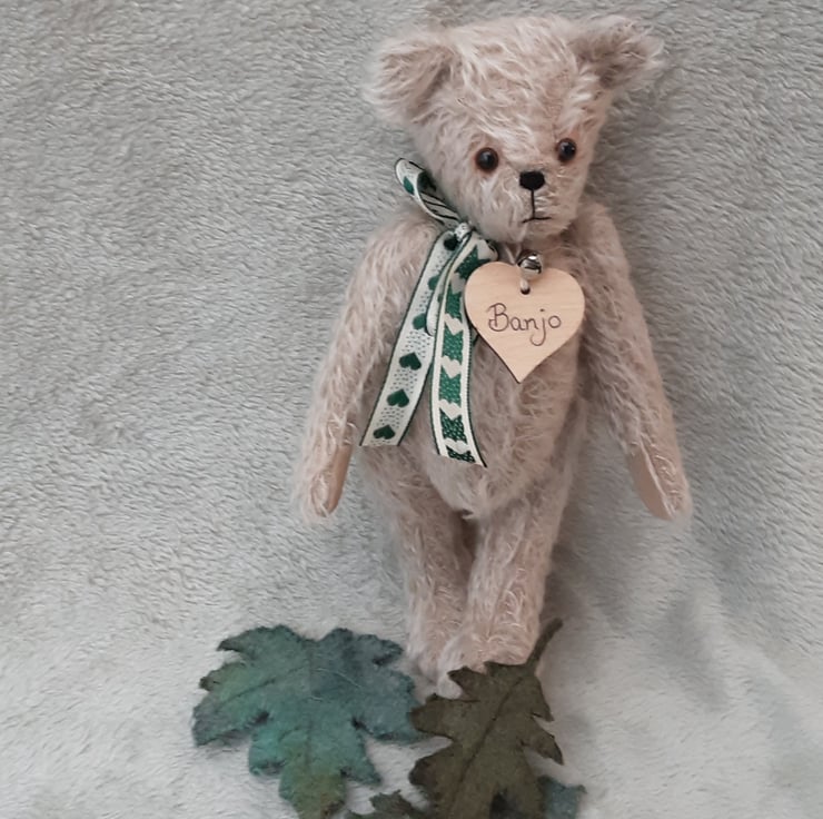 Unique collectable artist bear, handmade mohair... - Folksy