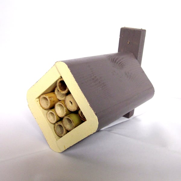 Bee Log House Purple - Folksy