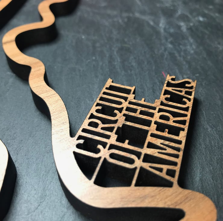 Circuit of the Americas race track Wall decoration - Folksy