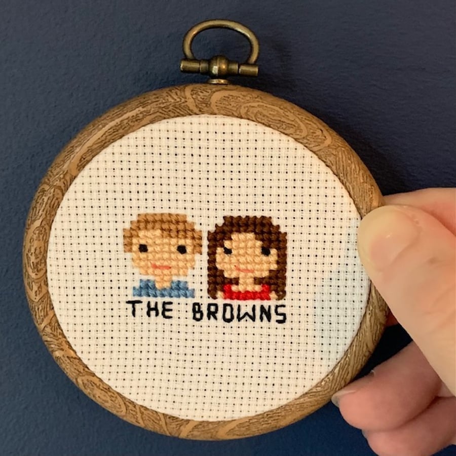 Stitch People Headshots - Folksy