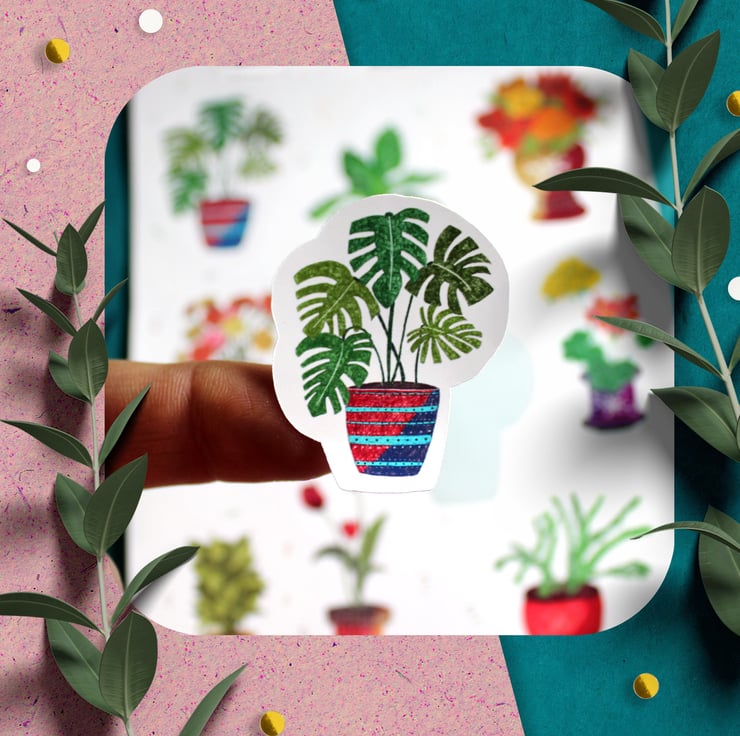 Plants sticker sheet, planner stickers, bullet ... - Folksy